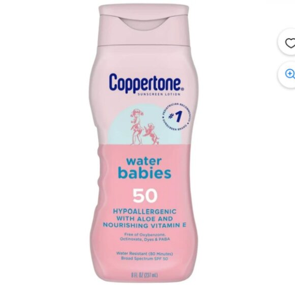 Coppertone | Accessories | Coppertone Water Babies Sunscreen Lotion Spf 5 Pediatrician ...